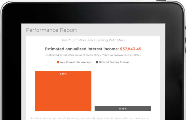 Intelligent Cash Management • Max. your best interest.